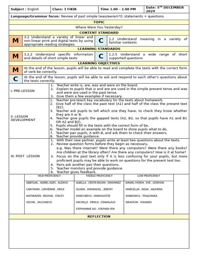lesson 128 | PDF | Teachers | Cognitive Science