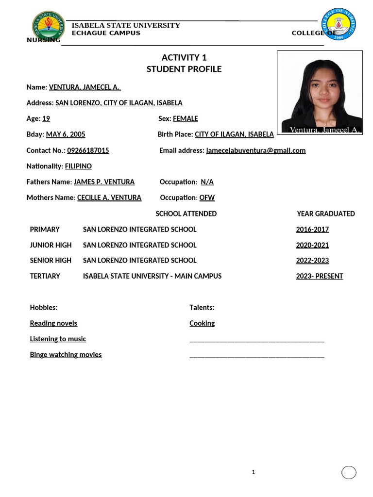 Cel Chn Week 1 Activity | PDF | Sustainability | Nursing