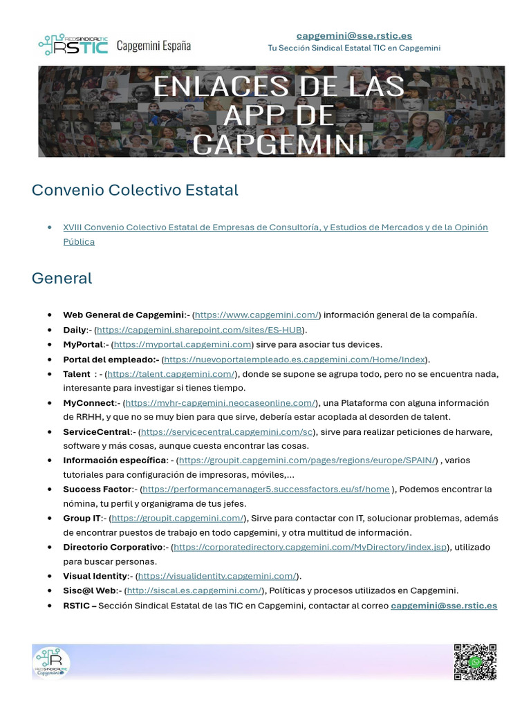 Recursos y Portal de Empleados Capgemini | PDF | La seguridad ...