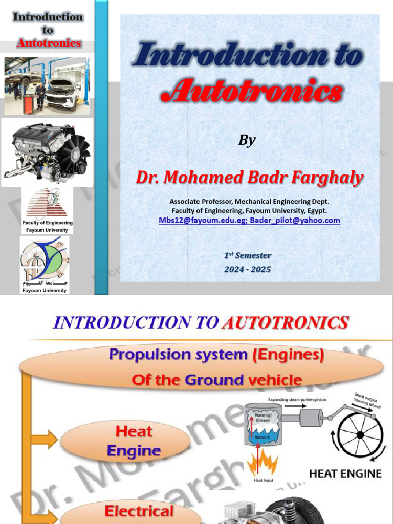 Lec 2 Autotronics | PDF