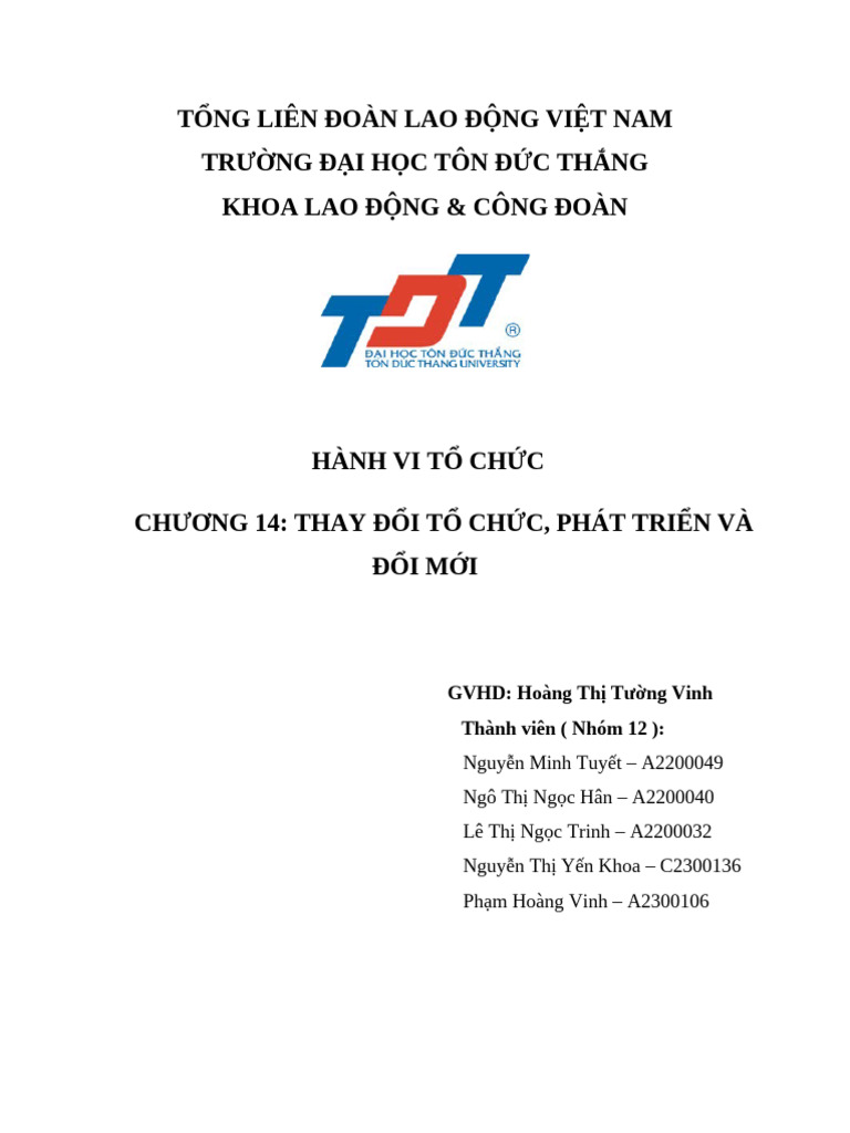 Hành VI T CH C | PDF