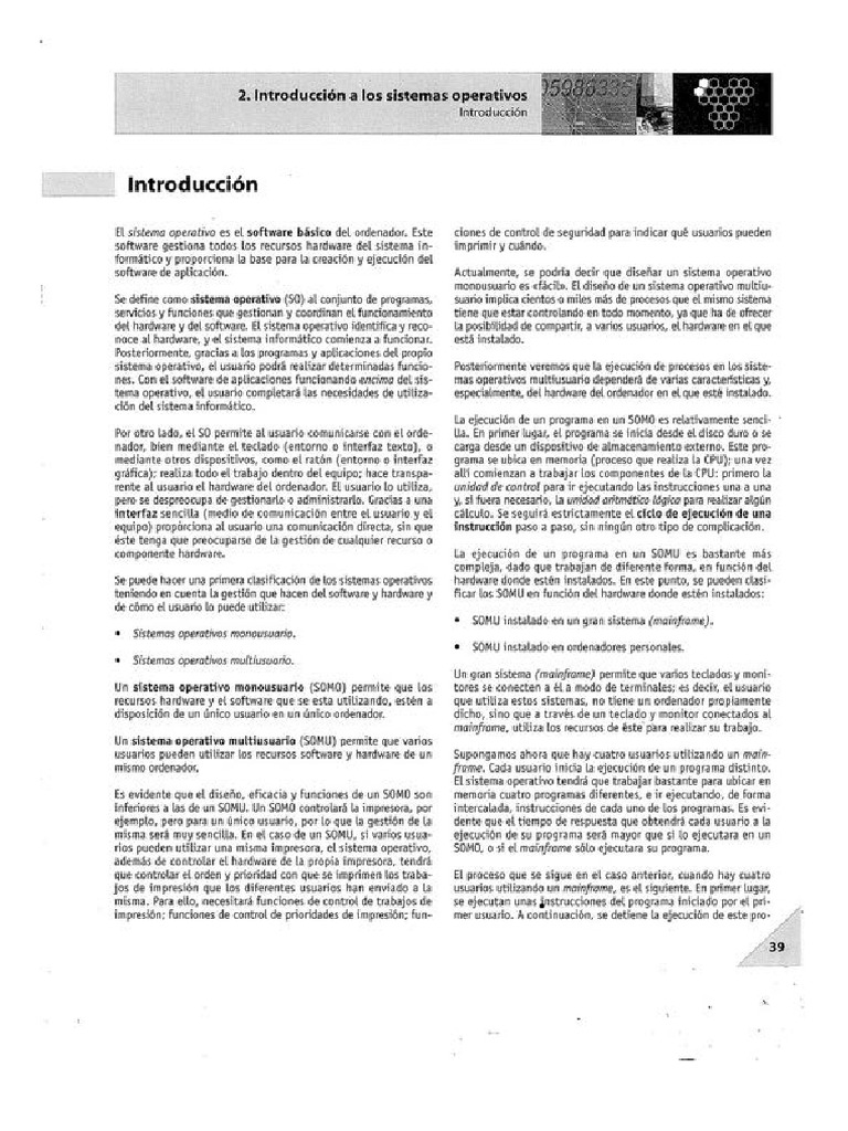 TR1-BL0-TEMA4 Introduccion A Los Sistemas Operativos-Comprimido | PDF