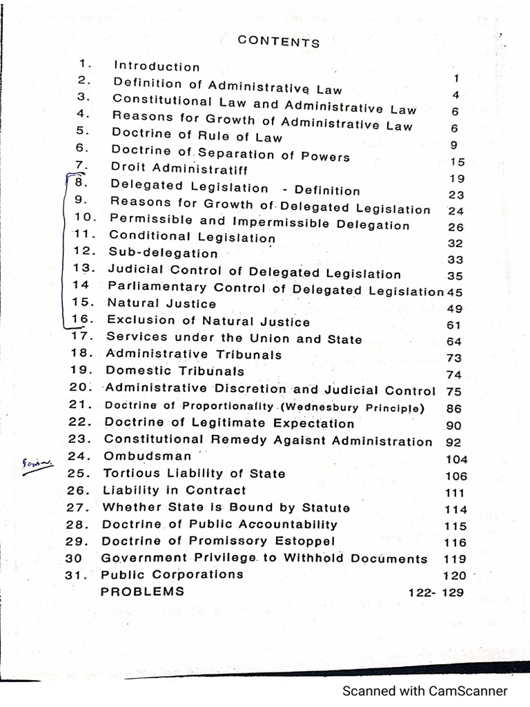 Administrative Law Pdf