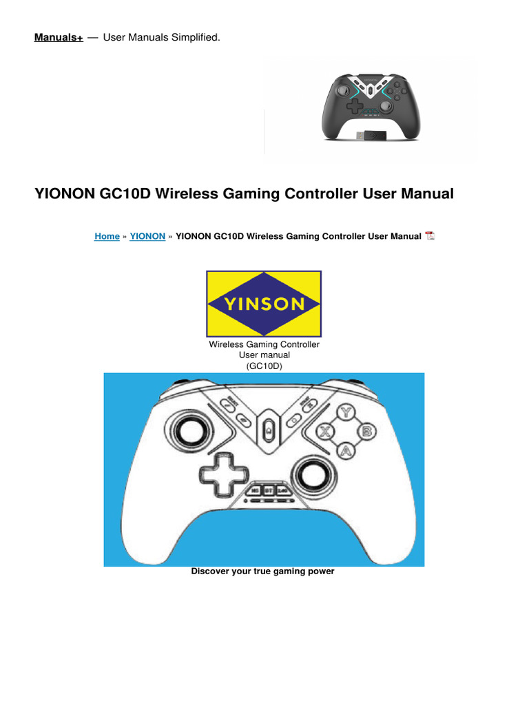 gc10d Wireless Gaming Controller Manual | PDF | Android (Operating ...