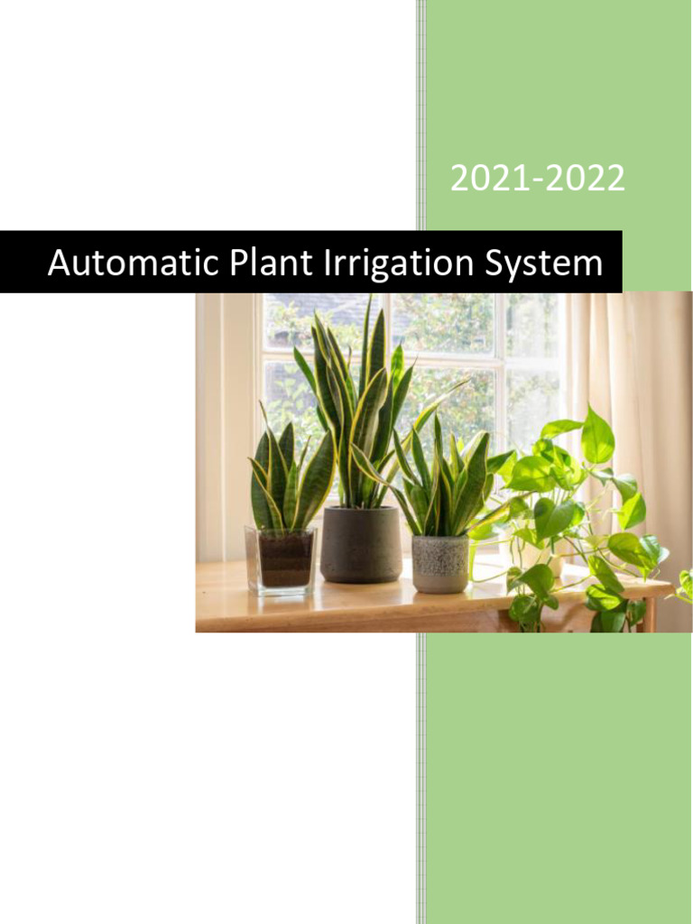 Group 7-Automatic Plant Irrigation System | PDF | Power Inverter ...
