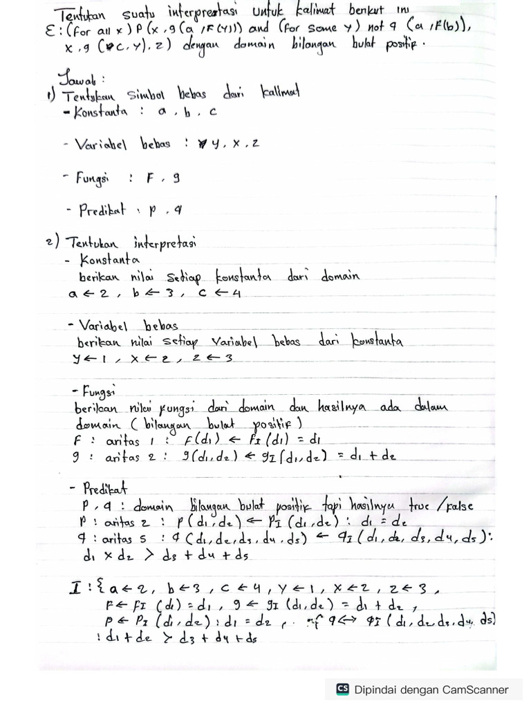 diskusi 6 logika informatika | PDF