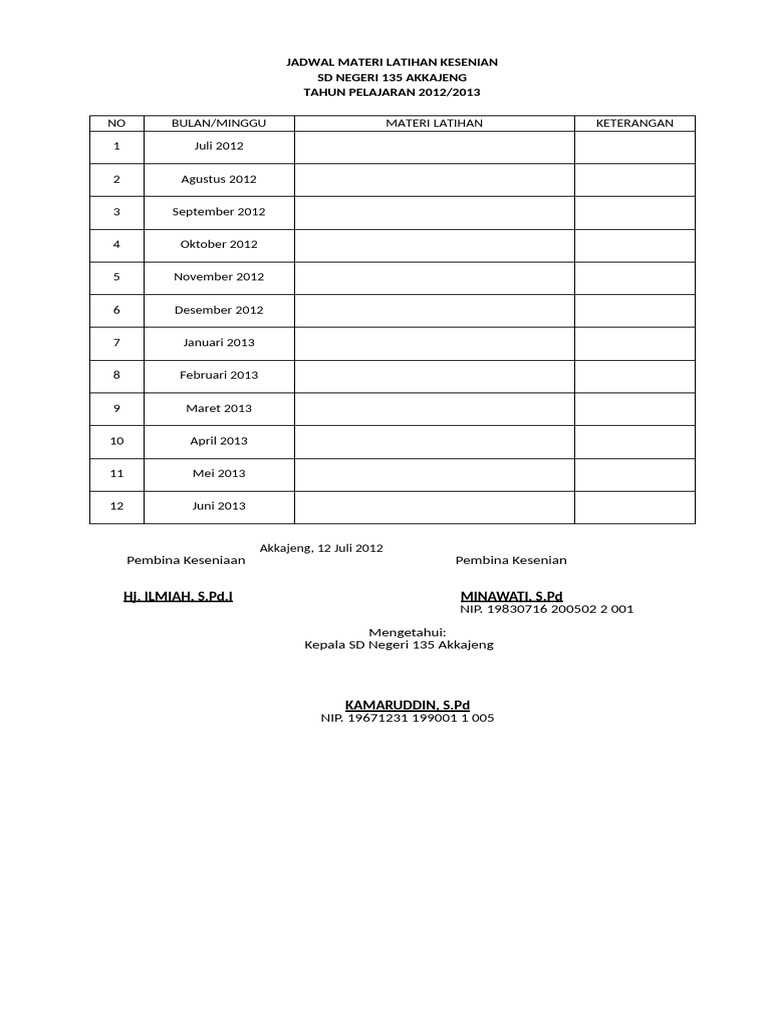 Program Latihan Olahraga | PDF