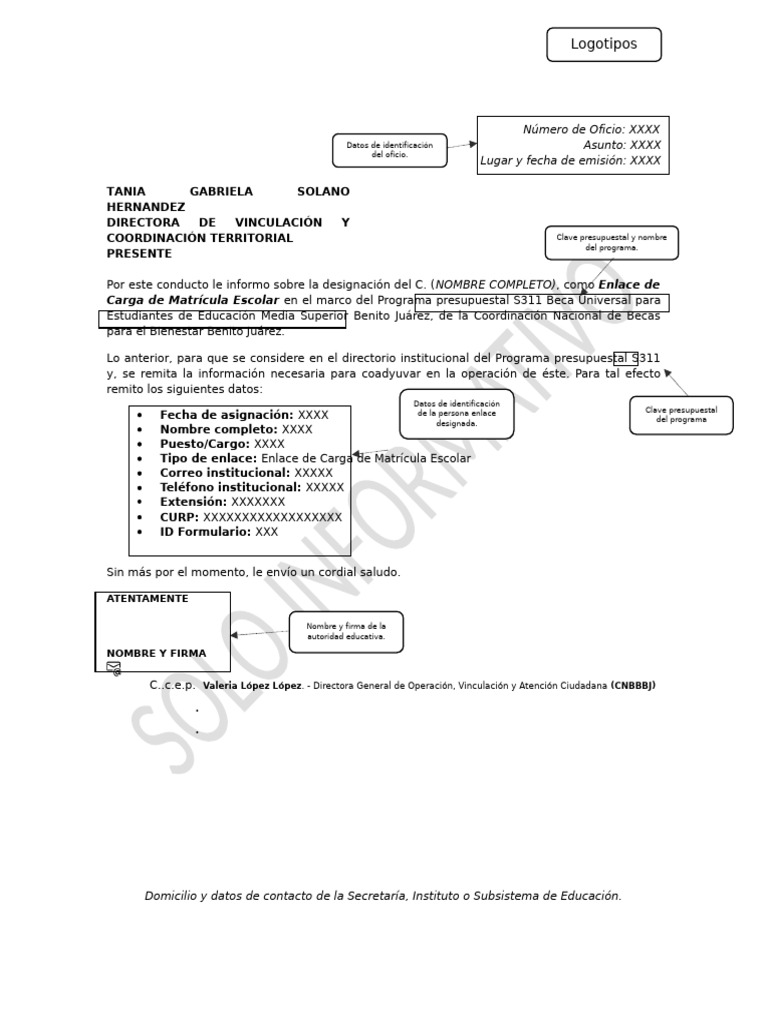 Formato Ejemplo ECME | PDF