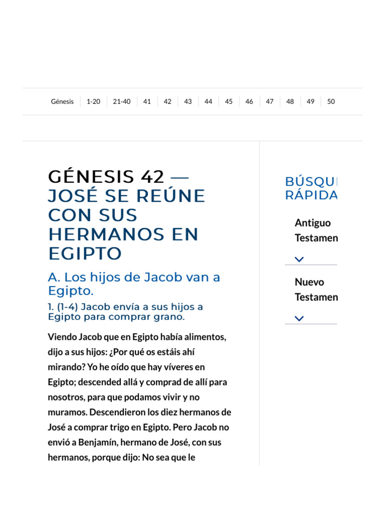Génesis 42 - Enduring Word | PDF | Jacob