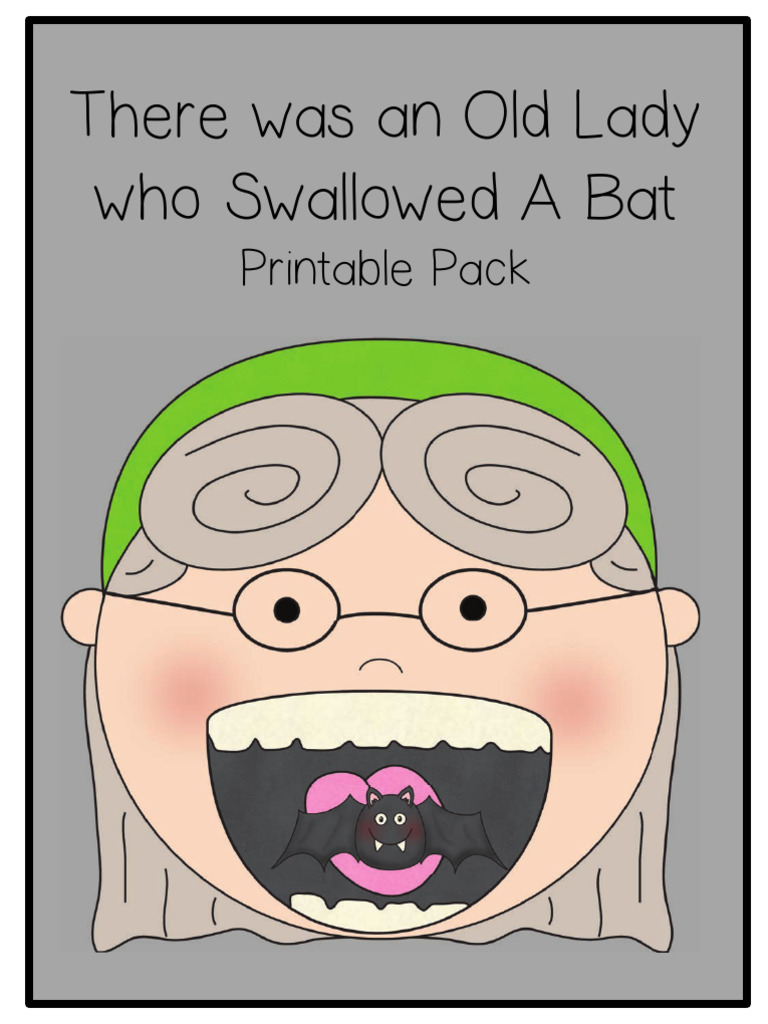 Old Lady Swallowed A Bat A | PDF
