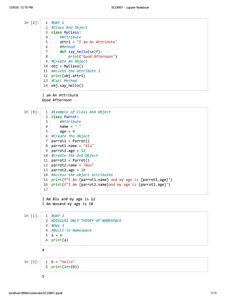 5COM01 Labsheet | PDF