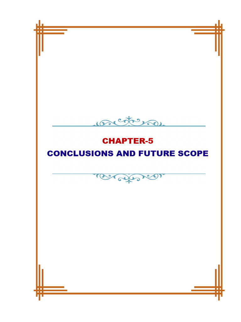 Chapter-5 Conclusions and Future Scope | PDF | Solar Power | Solar Energy