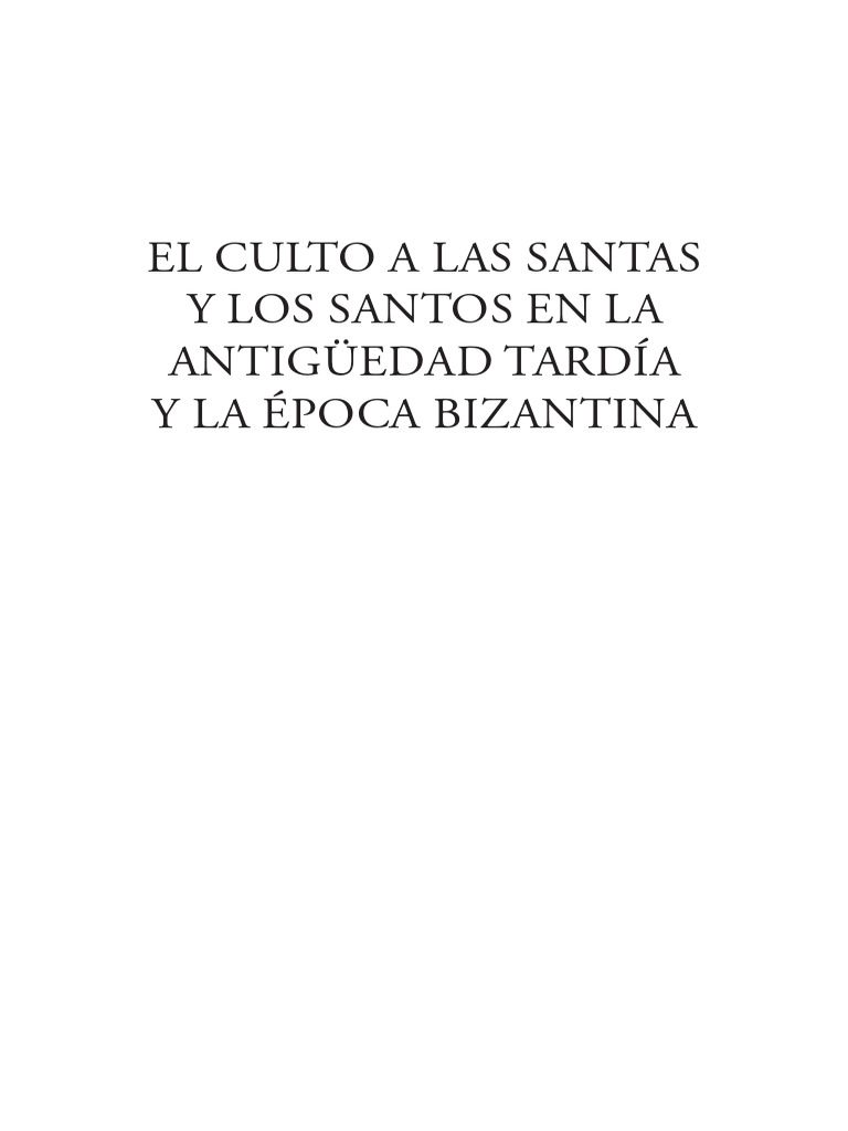 El Culto A Las Santas y Los Santos en La | PDF | Jesús | San Pedro