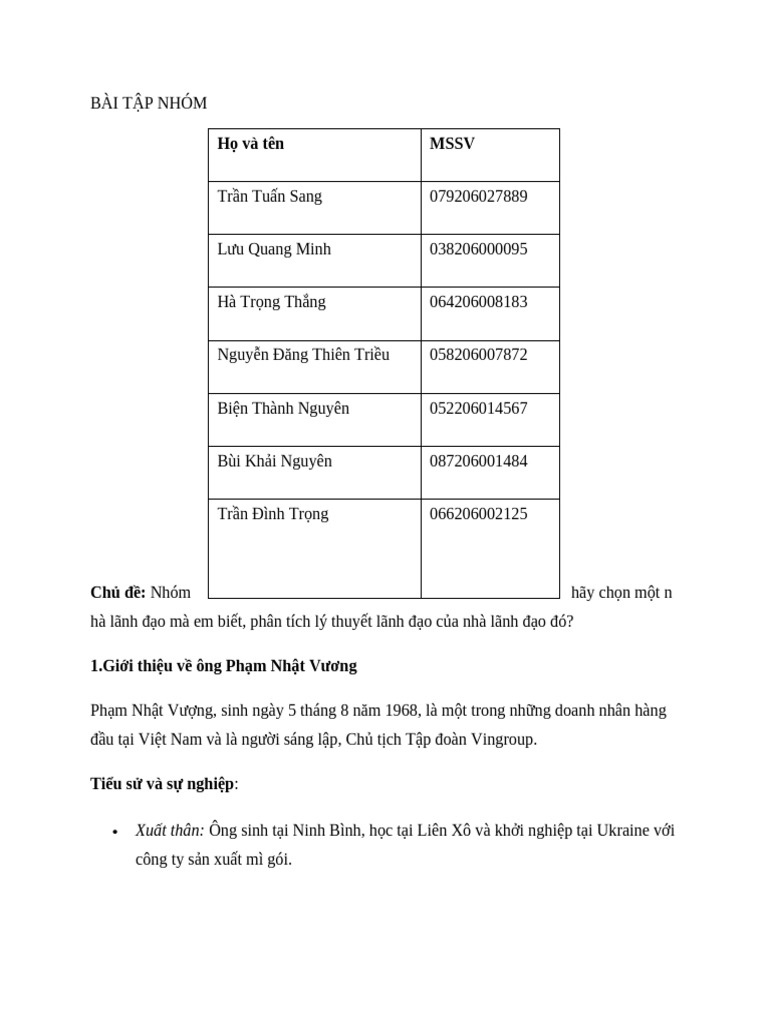 BT Nhóm 7-QTH | PDF