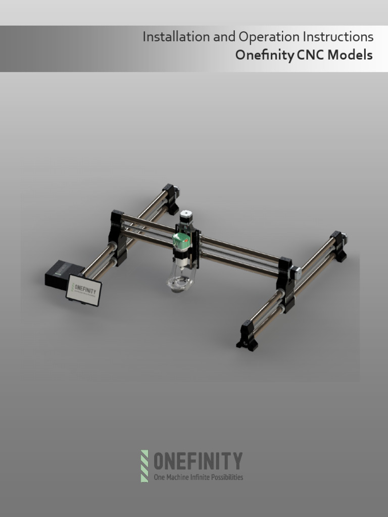 Onefinity Woodworker Owners Manual (04.12.22) | PDF | Numerical Control | Personal Protective ...