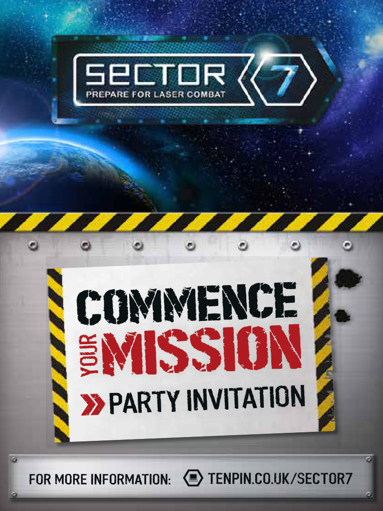 Sector 7 Party Invite | PDF