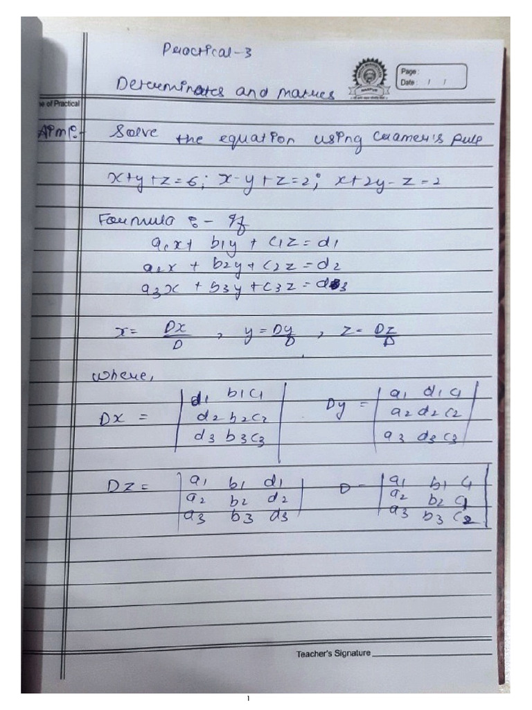 Mathematics practical 3 (1) | PDF