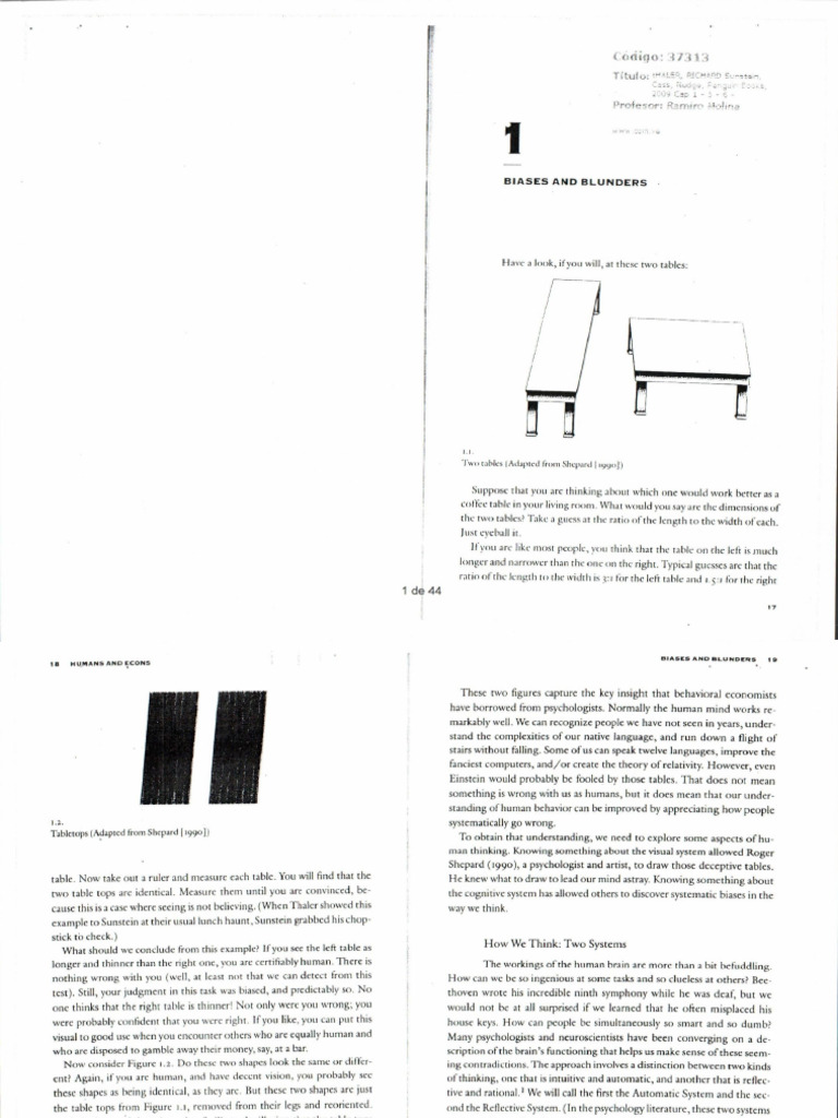 Thaler Nudge | PDF