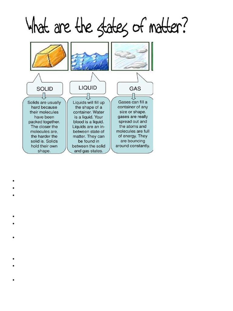 Three States of Matter | PDF