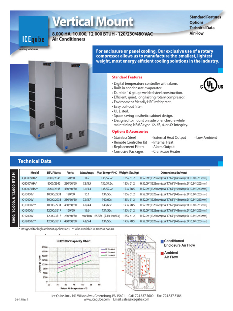 Compact Rotary Compressor AC Units | PDF | Air Conditioning ...