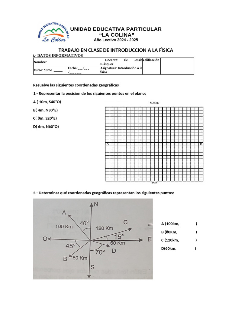 Introduccion A La Fisica Trabajo | PDF