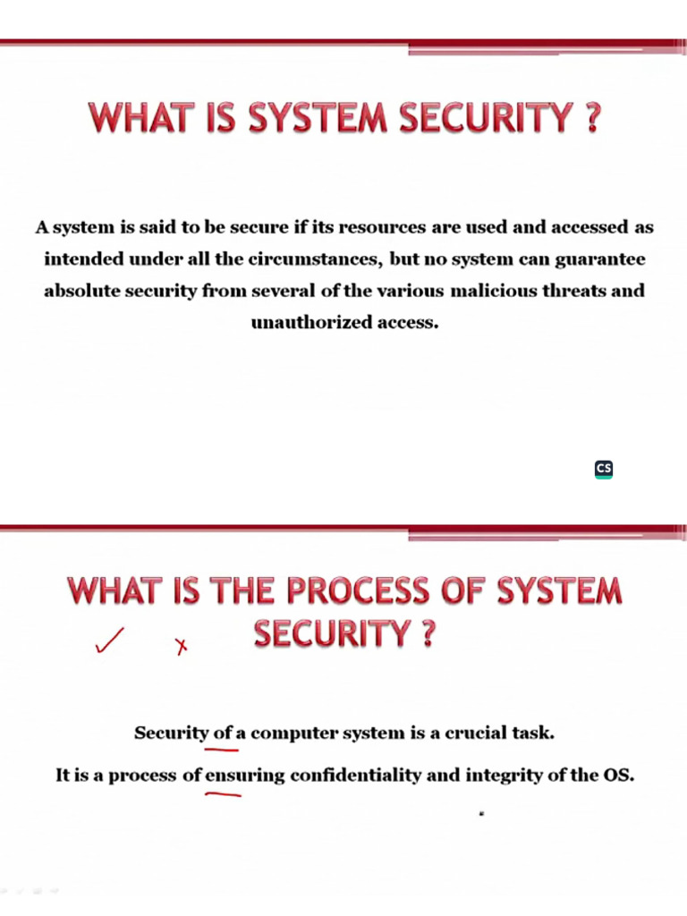 System Security | PDF