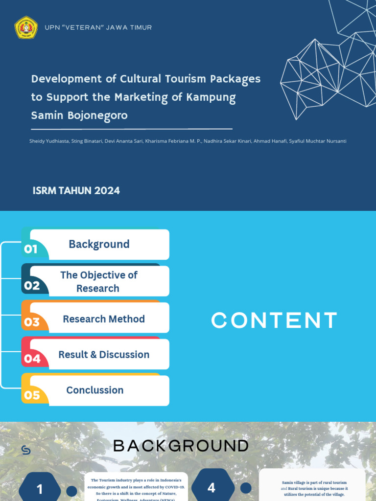 PRESENTASI ISRM 2024.pdf - Compressed 2 | PDF | Tourism | Data
