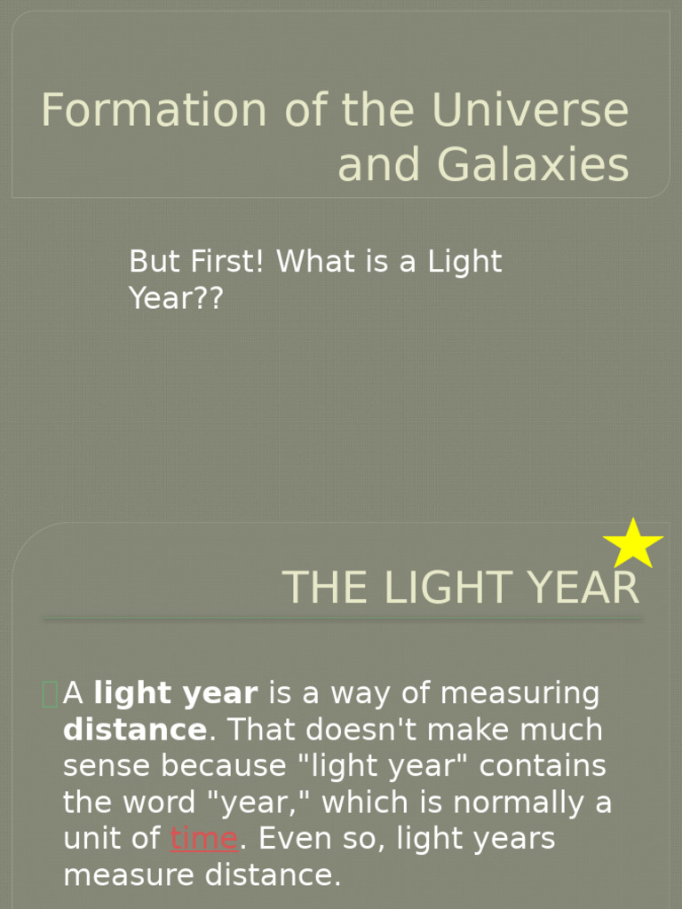 #5 Formation of The Universe and Galaxies | PDF | Universe | Big Bang