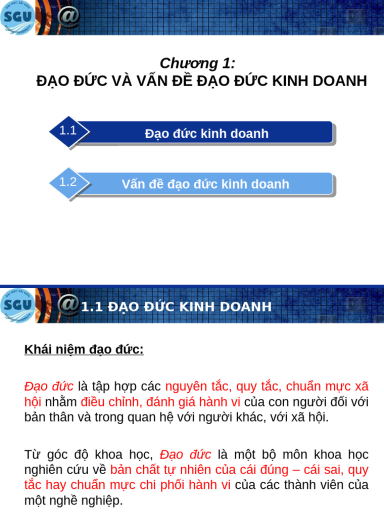 Chương 1 - Ddkd Và Vấn Đề Ddkd | PDF