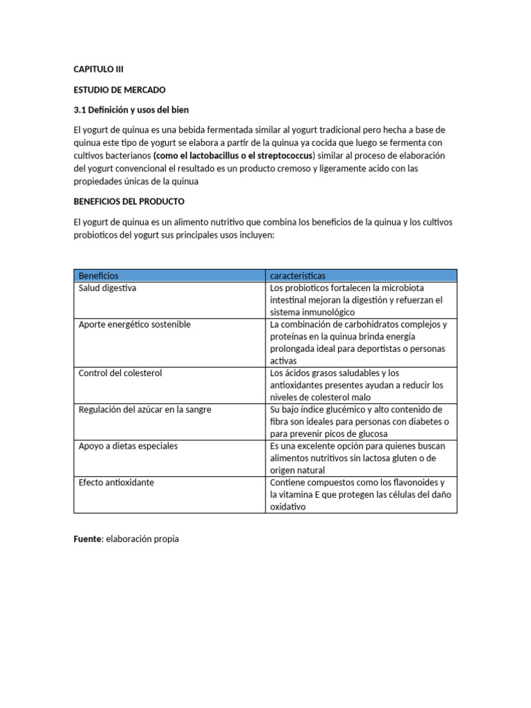 Capitulo Iii | PDF | Yogur | Nutrición