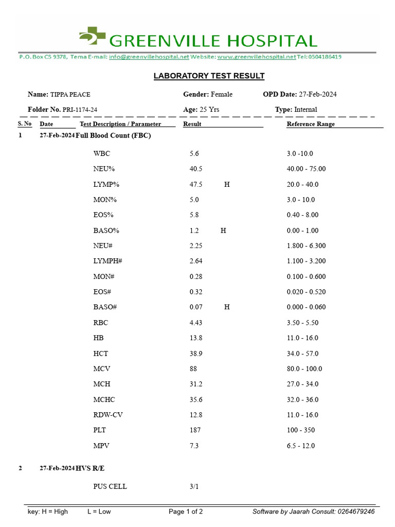 Laboratory Report | PDF | Medical Specialties | Histology