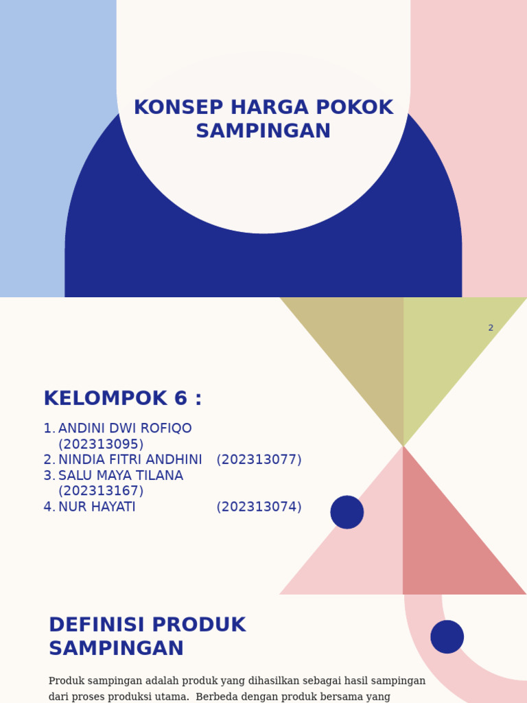 Konsep dan Metode Biaya Produk Sampingan | PDF