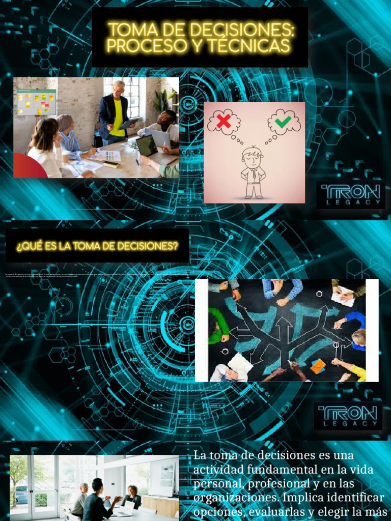 Toma de Decisiones Trabajo en Equipo y Manejo de Conflictos | PDF ...