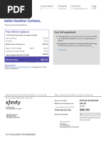 Att Wireless Bill Template | PDF