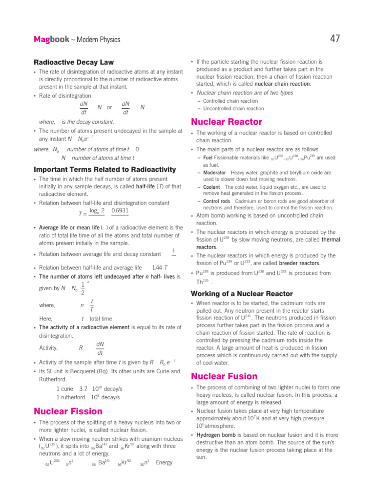 Magbook General Science Poonam Singh - Compress - Cutter | PDF | Nuclear Physics | Nuclear Fission