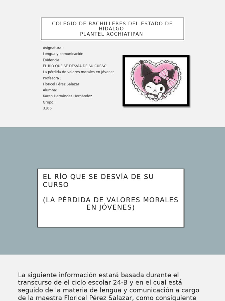 Pérdida de Valores en Jóvenes hoy | PDF | Moralidad | Sociedad