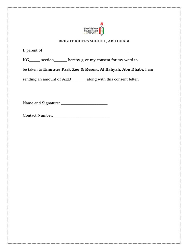 Consent Form 2024 | PDF