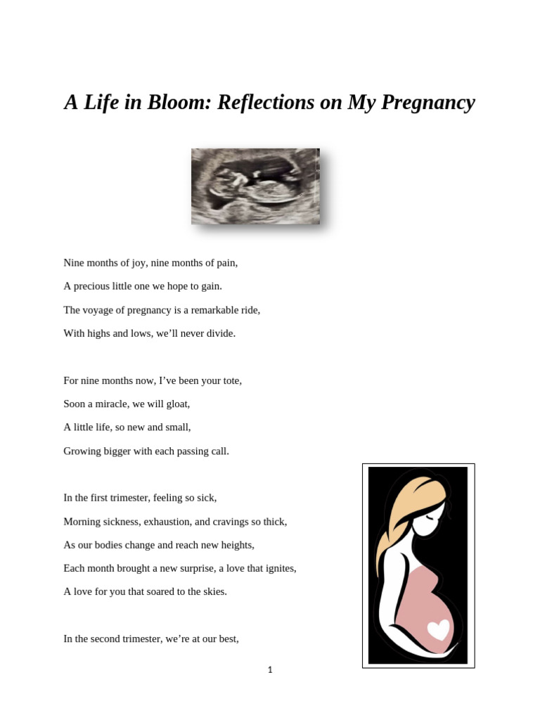 Pregnancy Journey Reflections | PDF