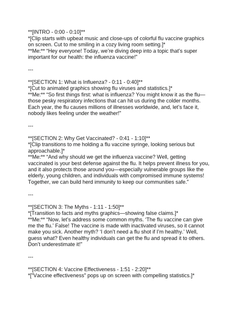 INTRO Flu vaccine | PDF | Influenza | Influenza Vaccine