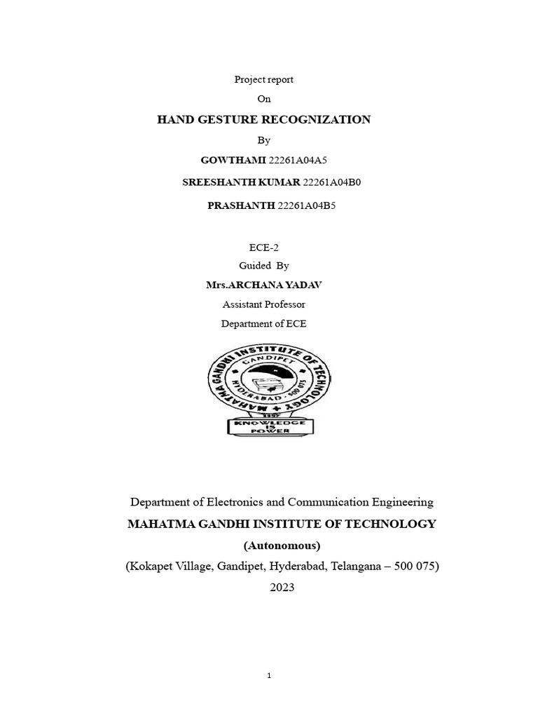 AI RPT | PDF | Human–Computer Interaction | Human–Machine Interaction