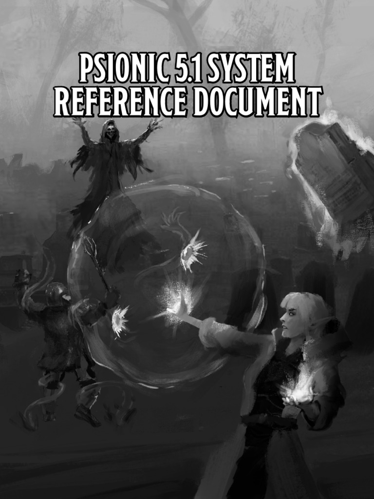 Psionics-System-Reference-Document | PDF | D20 System