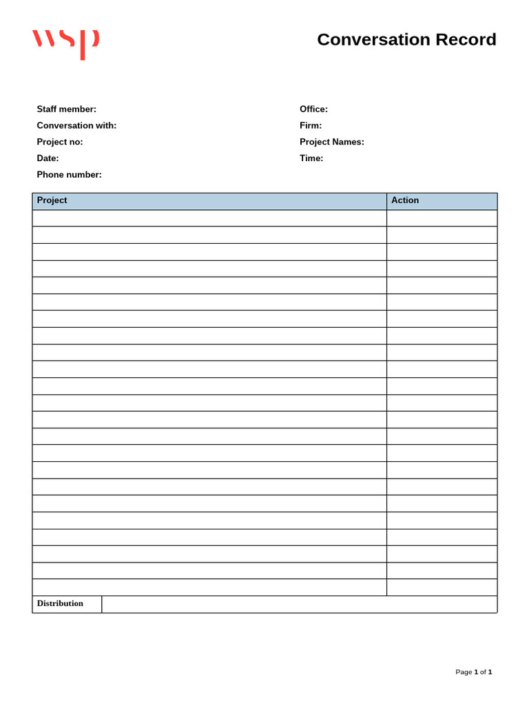 Conversation Record | PDF