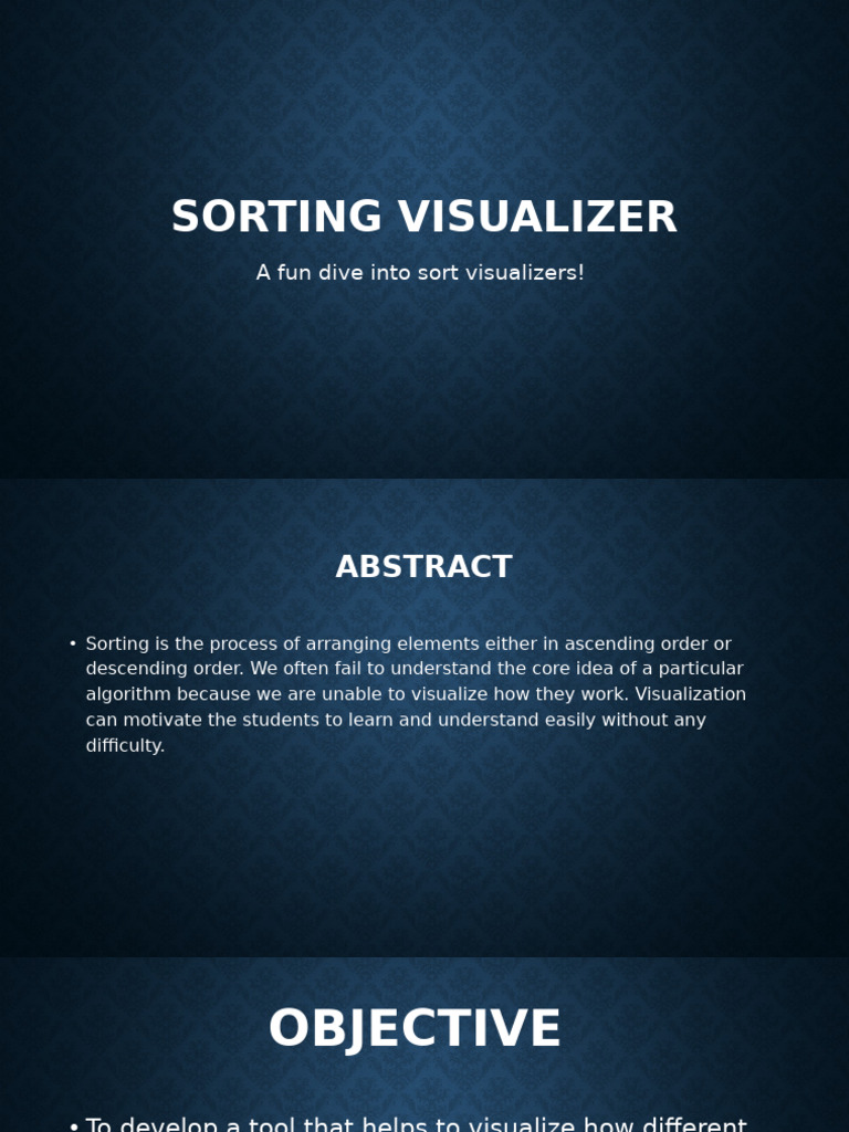 Sorting Visualizer 22 | PDF | Algorithms | Modular Programming