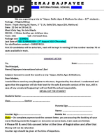 Picnic Consent Form for Students | PDF