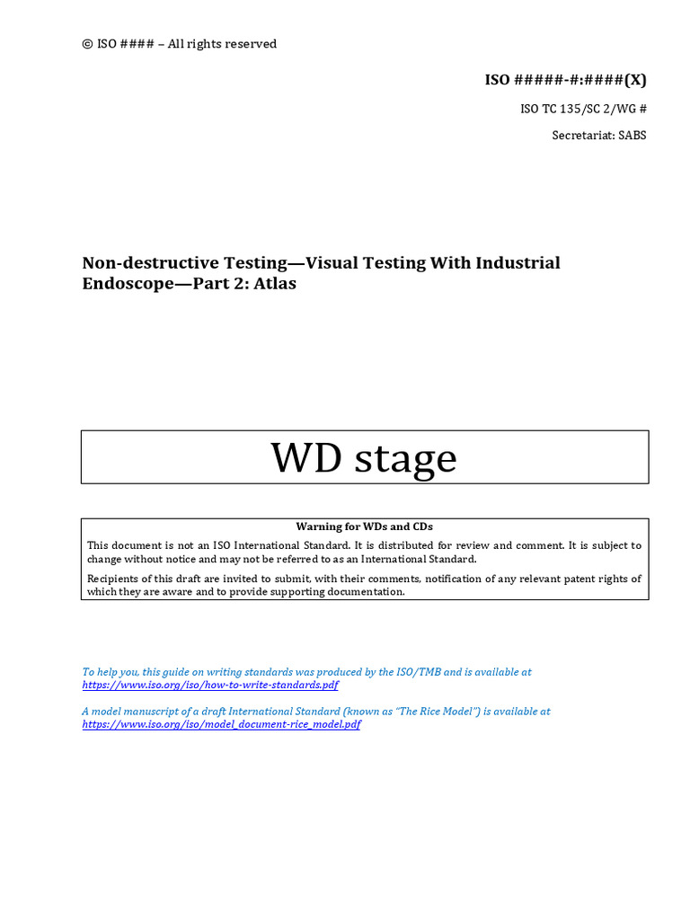 Non-Destructive Testing Visual Testing With Industrial Endoscope Part 2 ...