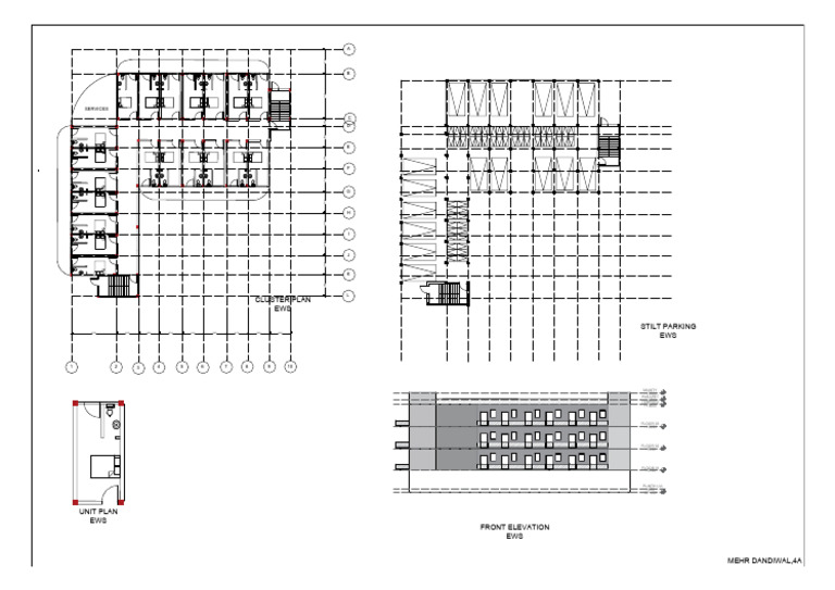 Cluster Plan EWS Stilt Parking EWS: Mumty +15550 | PDF
