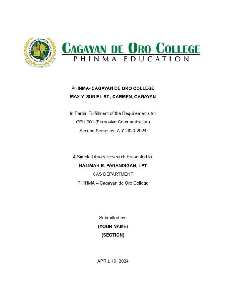 GEN-001-COVERPAGE | PDF