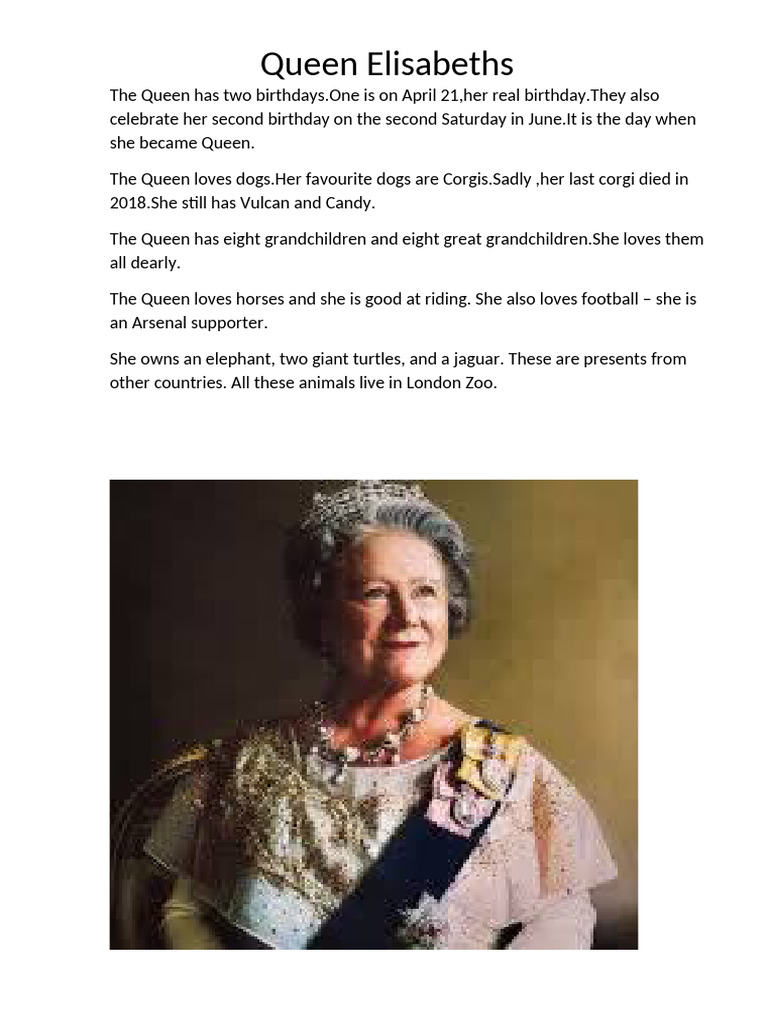 The Queen Has Two Birthdays | PDF