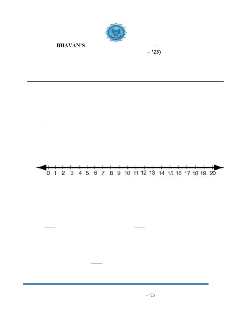 Class 1 Model Worksheet August | PDF