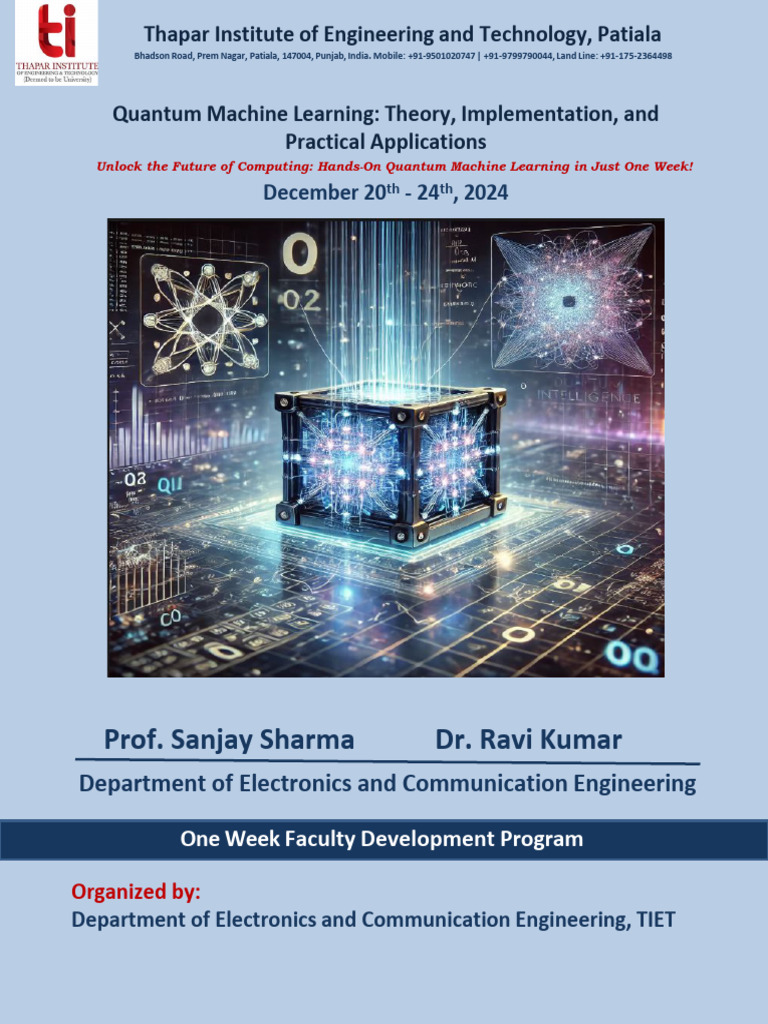 QMLFDPFLYER | PDF | Quantum Computing | Machine Learning